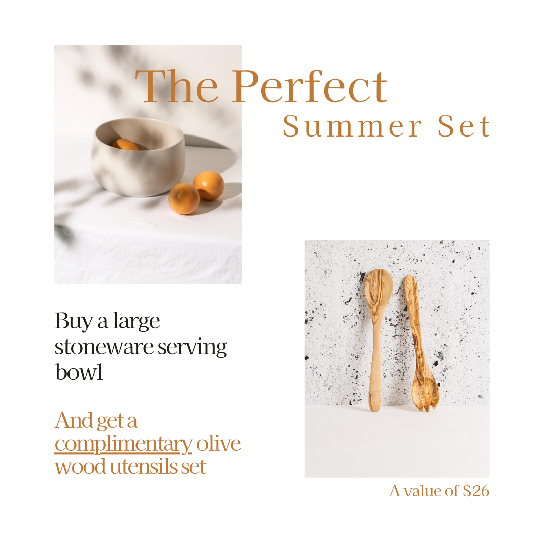 Le Gourmand Dinner Set | Handmade Plates, Bowls, Mugs