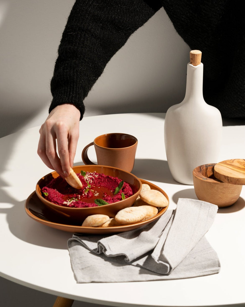 Organic Shaped Soup Plate | Handmade Dinnerware & Tabletop