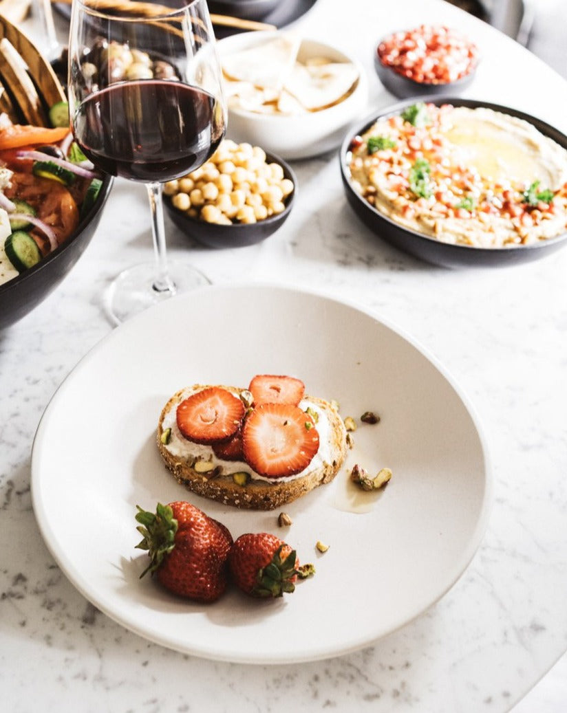 Organic Shaped Ceramic Dinner Plate | Handmade Dinnerware & Tabletop